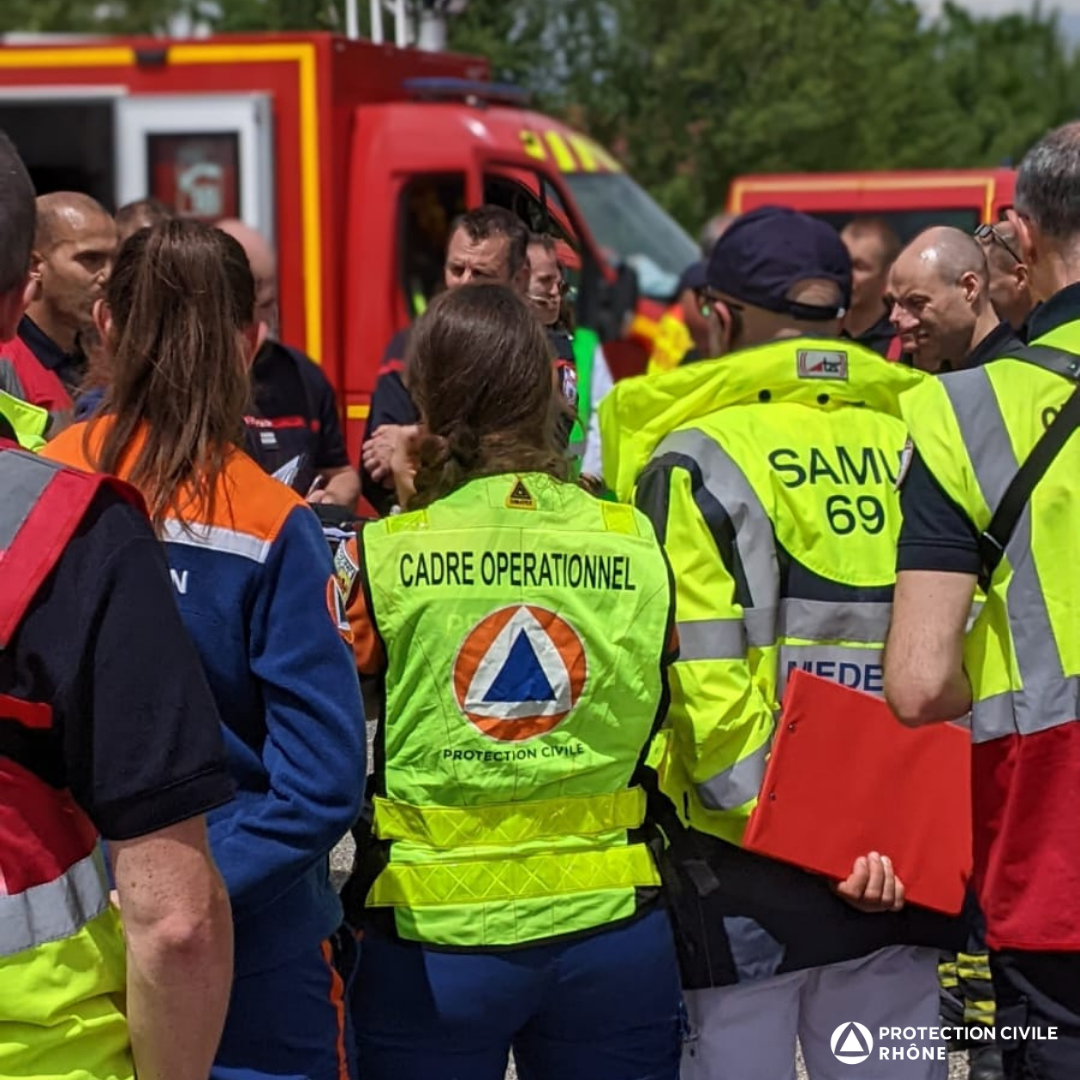Opérations de secours - Protection Civile du Rhône